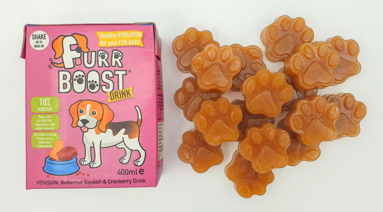 Homemade Furr Boost gummy treats for dogs